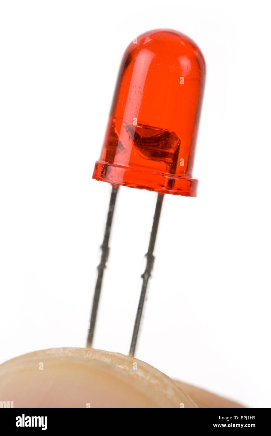 Red LED close up shot Stock Photo - Alamy