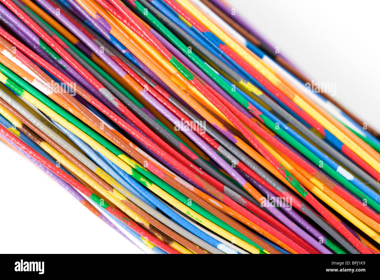 Colorful Cable, Concept of Communication, Data Line Stock Photo - Alamy