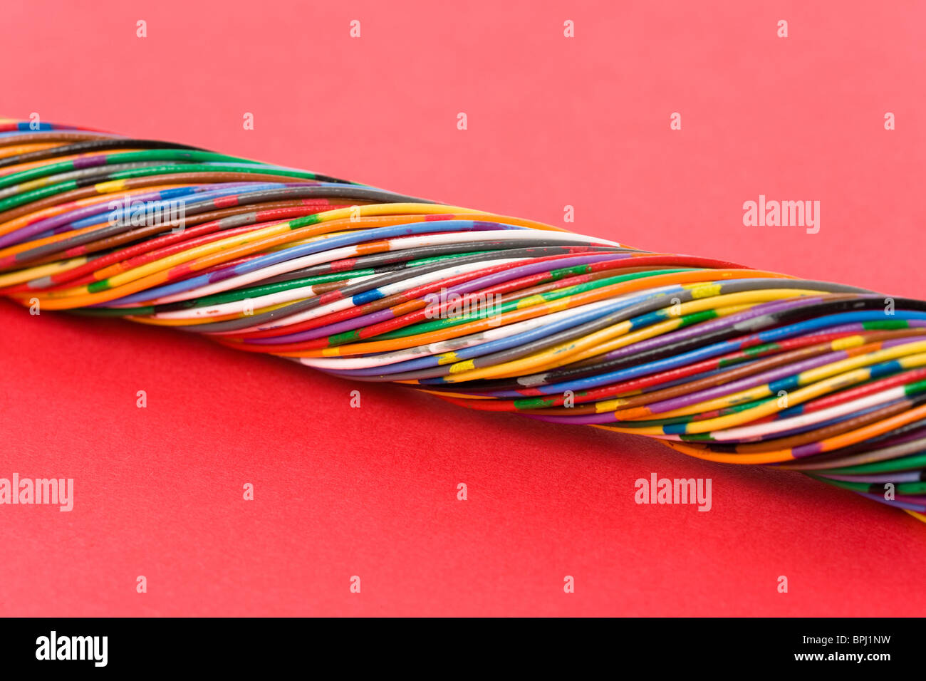 Colorful Cable, Concept of Communication, Data Line Stock Photo - Alamy