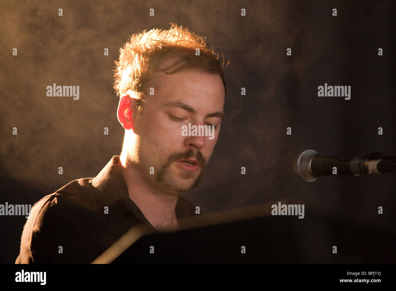Lone Wolf performing at the Green Man Festival 2010, Brecon Beacon ...