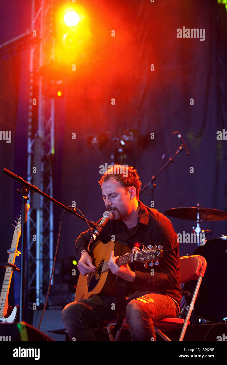 Lone Wolf performing at the Green Man Festival 2010, Brecon Beacon ...