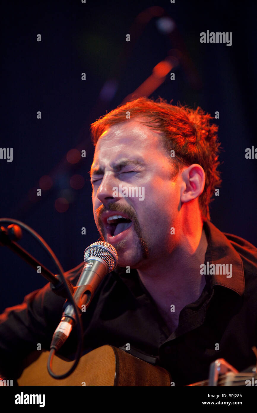 Lone Wolf performing at the Green Man Festival 2010, Brecon Beacon ...