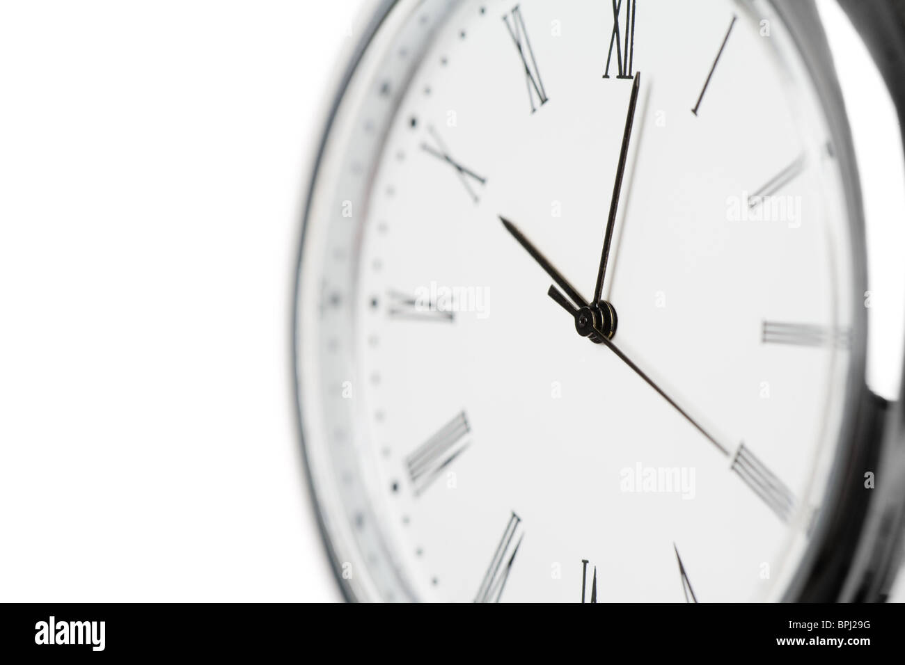Clock face close up shot Stock Photo - Alamy