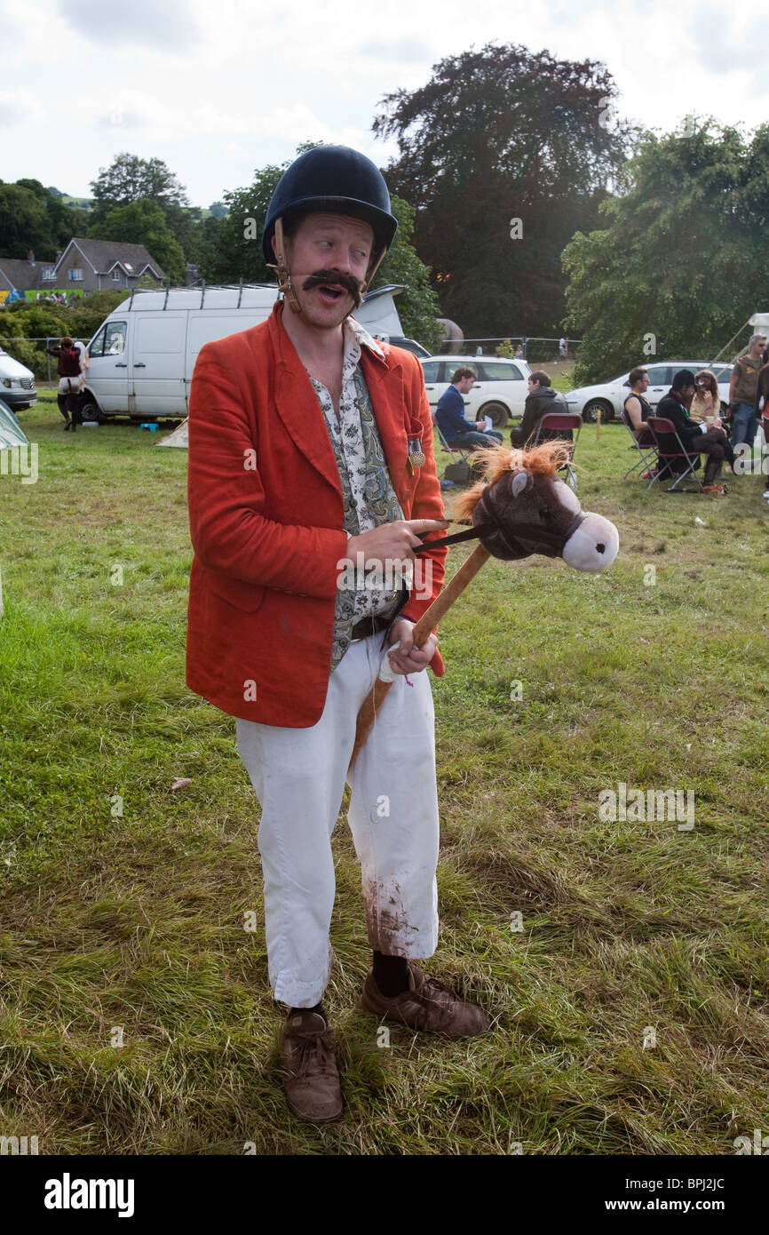 Fancy dress at the Green Man Festival 2010, Brecon Beacon Wales, United ...