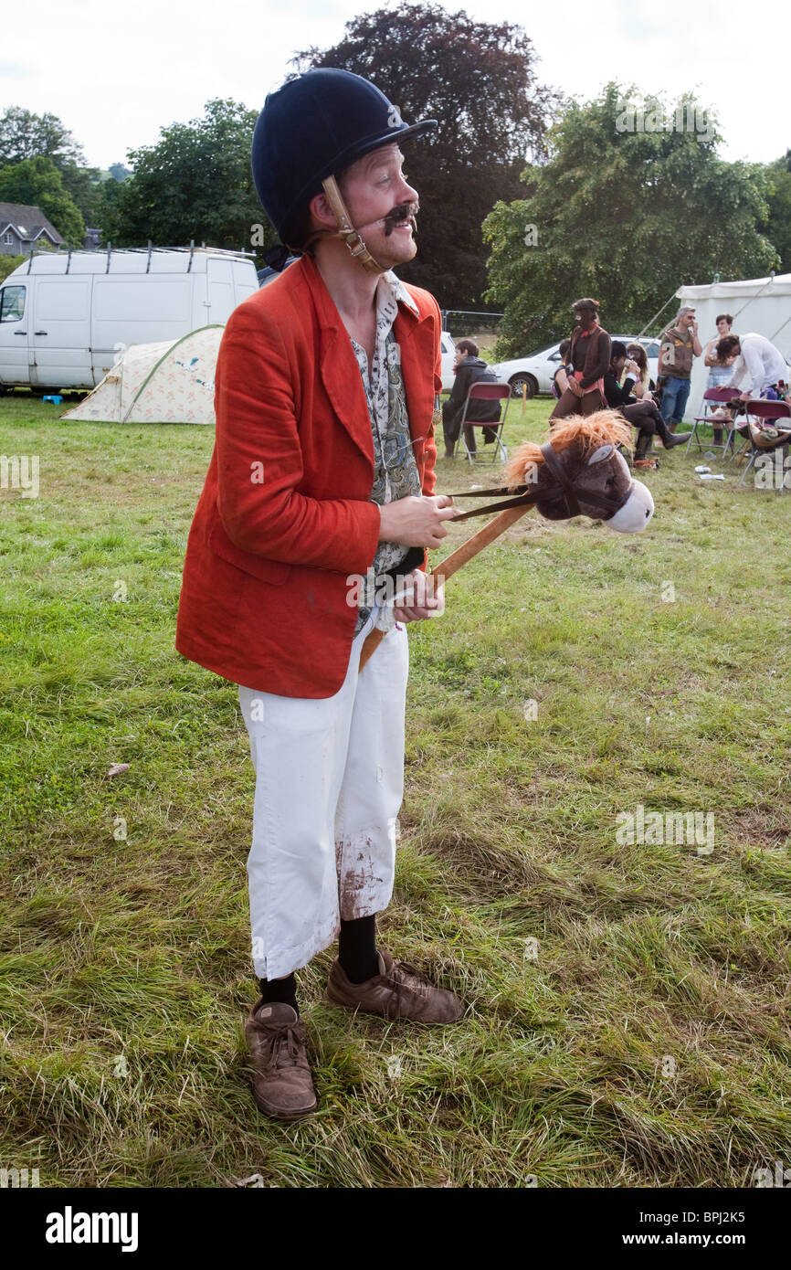 Fancy dress at the Green Man Festival 2010, Brecon Beacon Wales, United ...