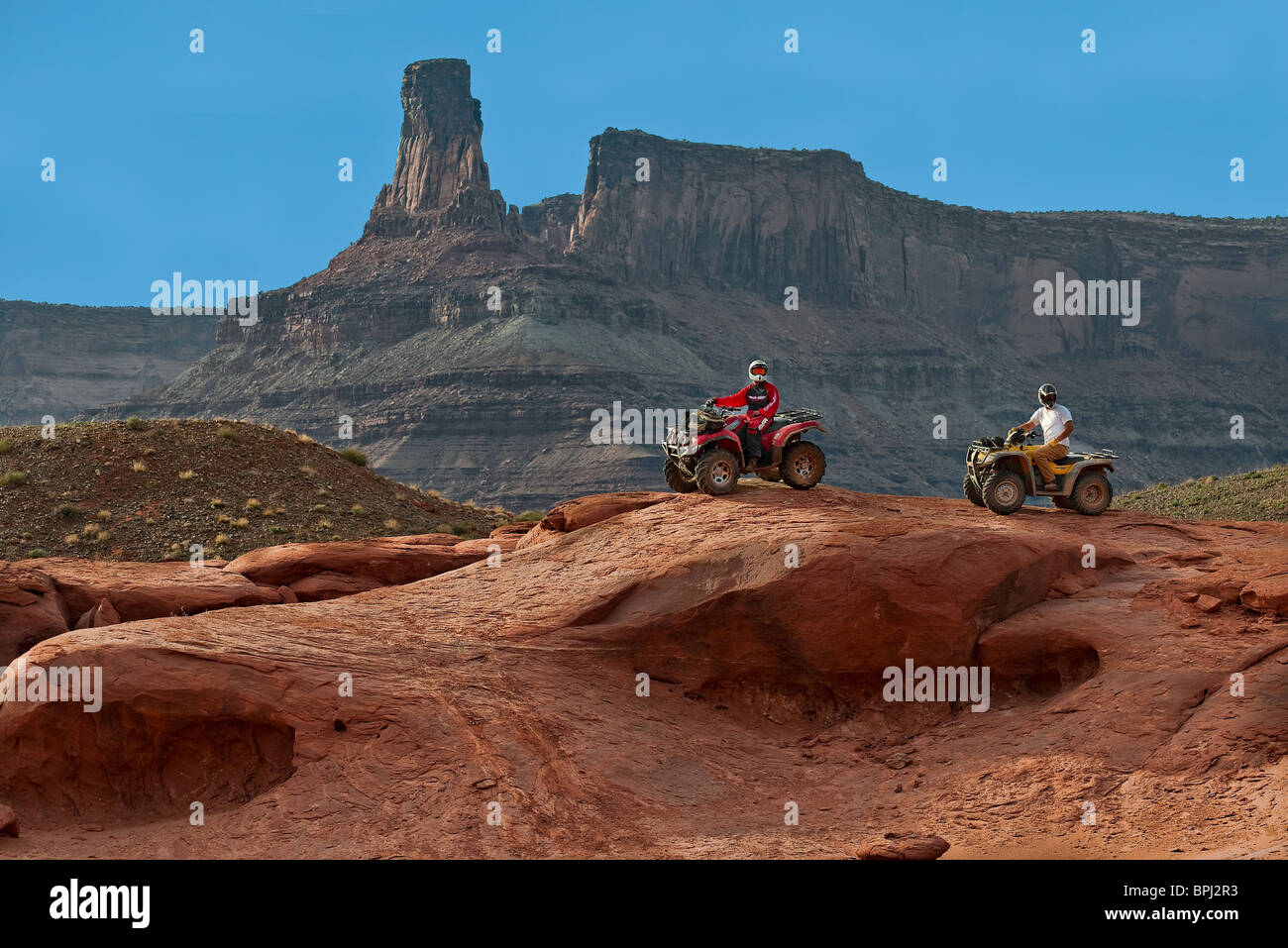 ATV Riding In the Moab Desert Stock Photo - Alamy