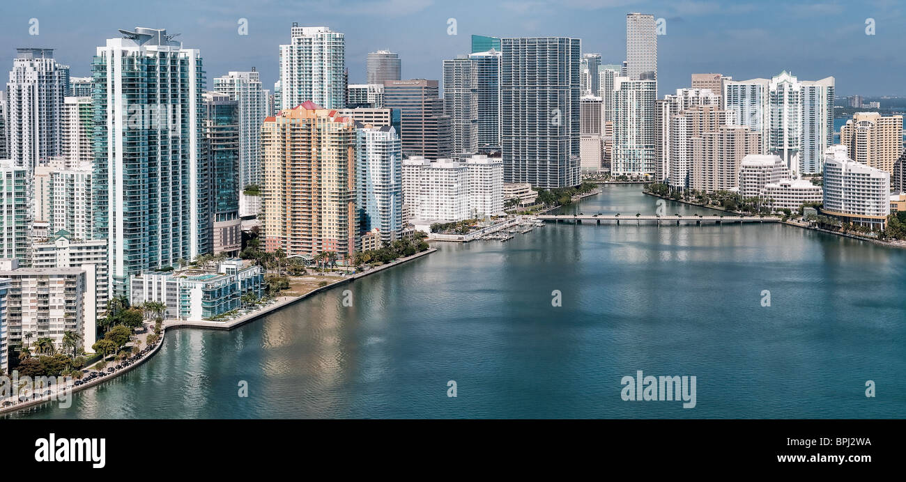 Miami Skyline Aerial