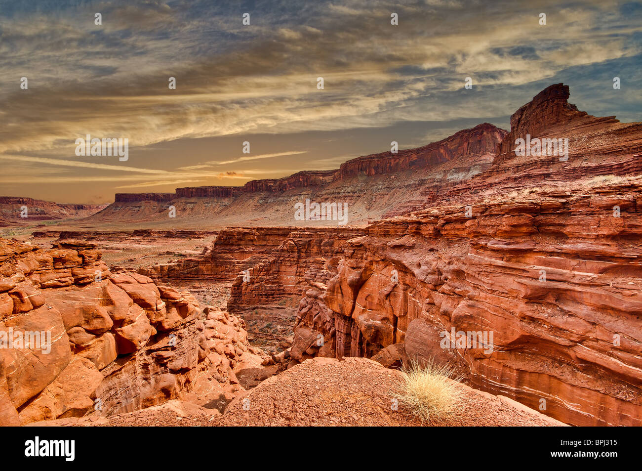 Scenic Overlook in Moab Utah Stock Photo - Alamy