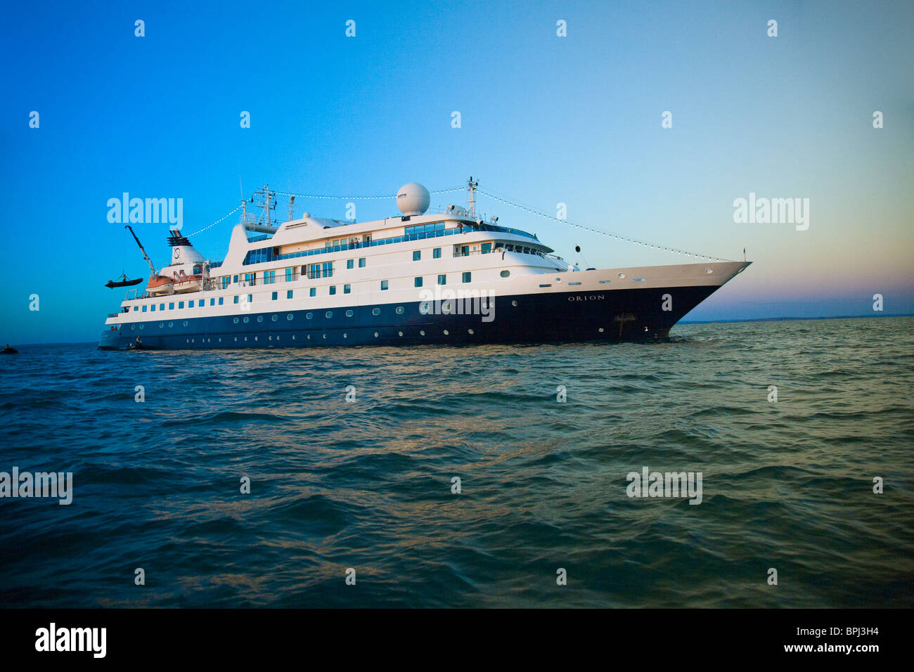 Aussie expedition cruiser Orion, at Raft Point, Kimberley region ...