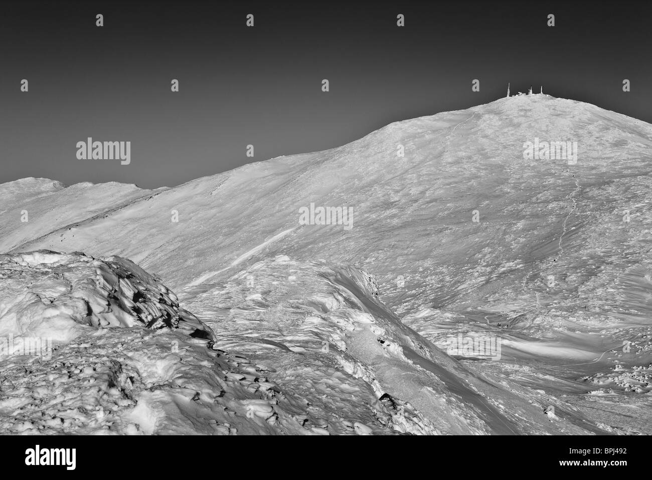 Appalachian Trail - Mount Washington from Mount Monroe during the ...