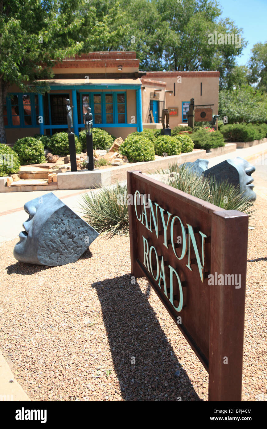 Santa fe new mexico canyon road hi-res stock photography and images - Alamy