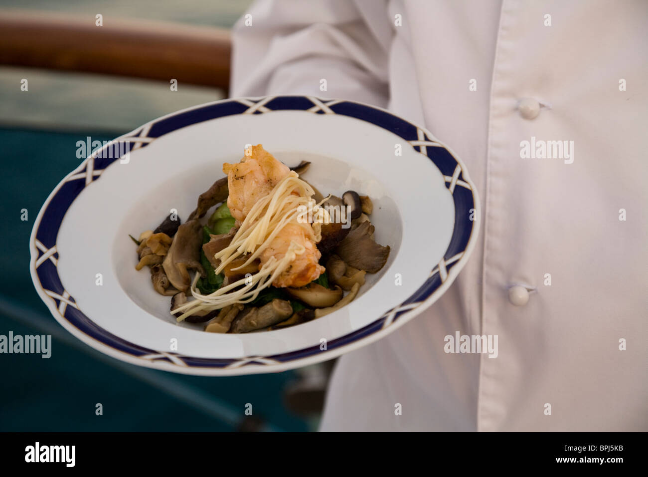 Barramundi filet served by chef Walter Butti in Orion's Constellation ...