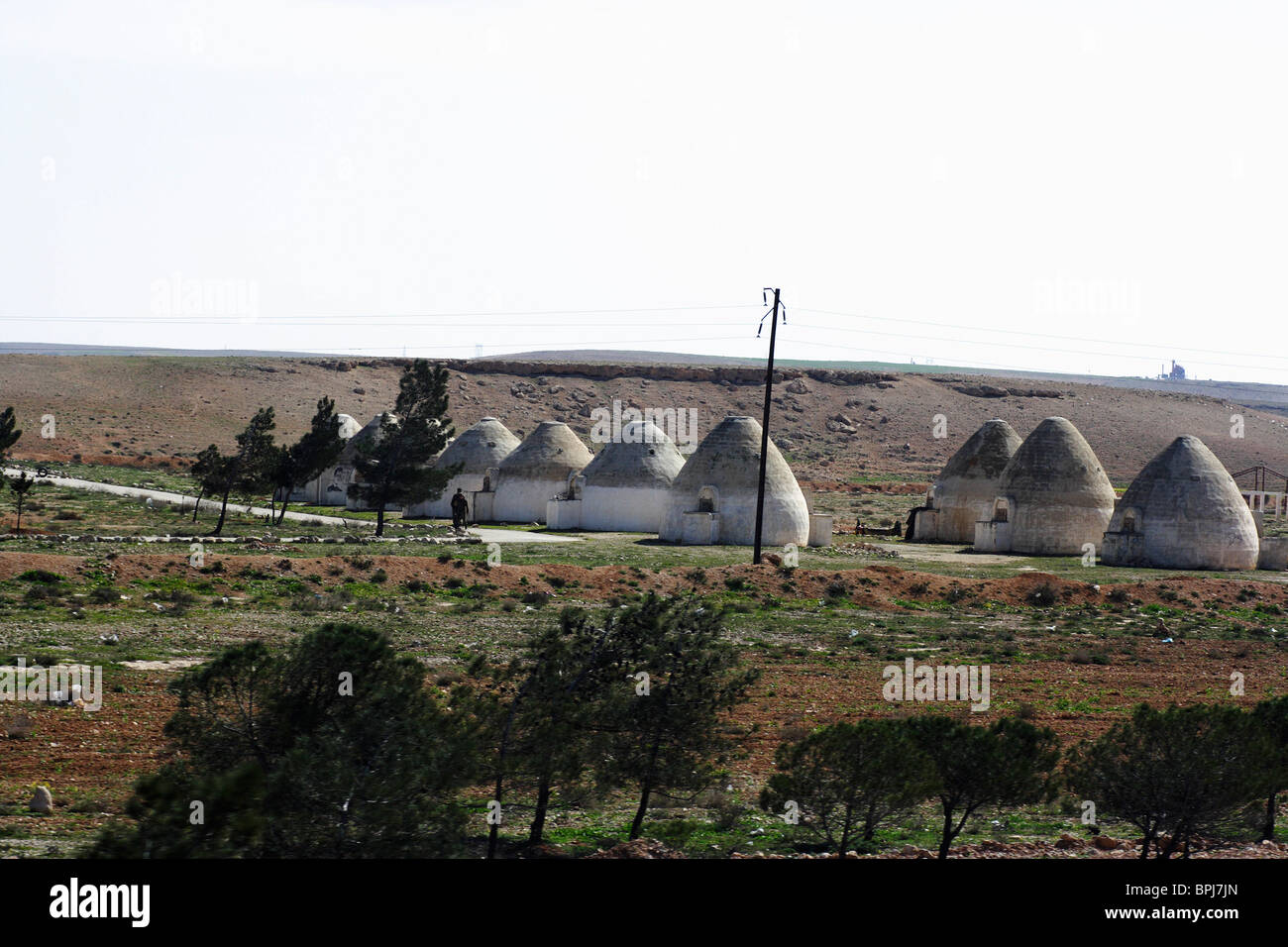 Beehive homes in Syria Stock Photo - Alamy
