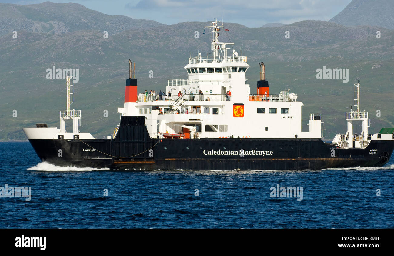Car and passenger ferry from Mallaig to Armadale on the Isle of Skye ...