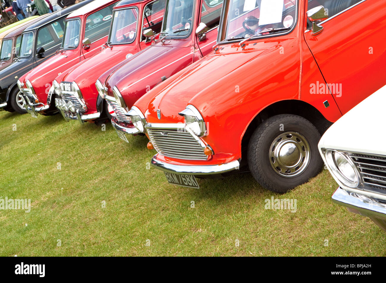 Mini Cars at a Rally Stock Photo - Alamy