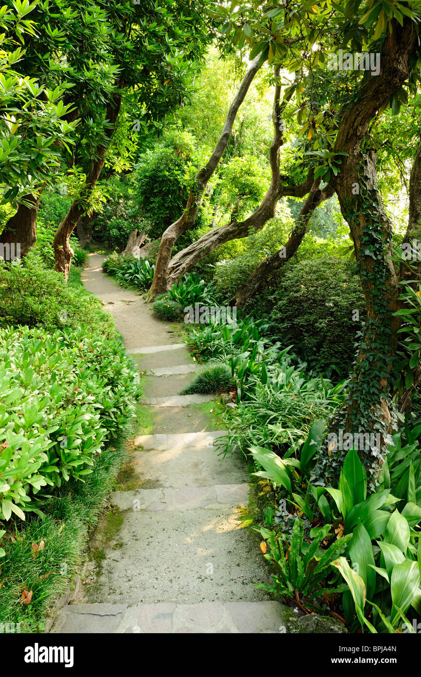 Park lake path path hi-res stock photography and images - Alamy