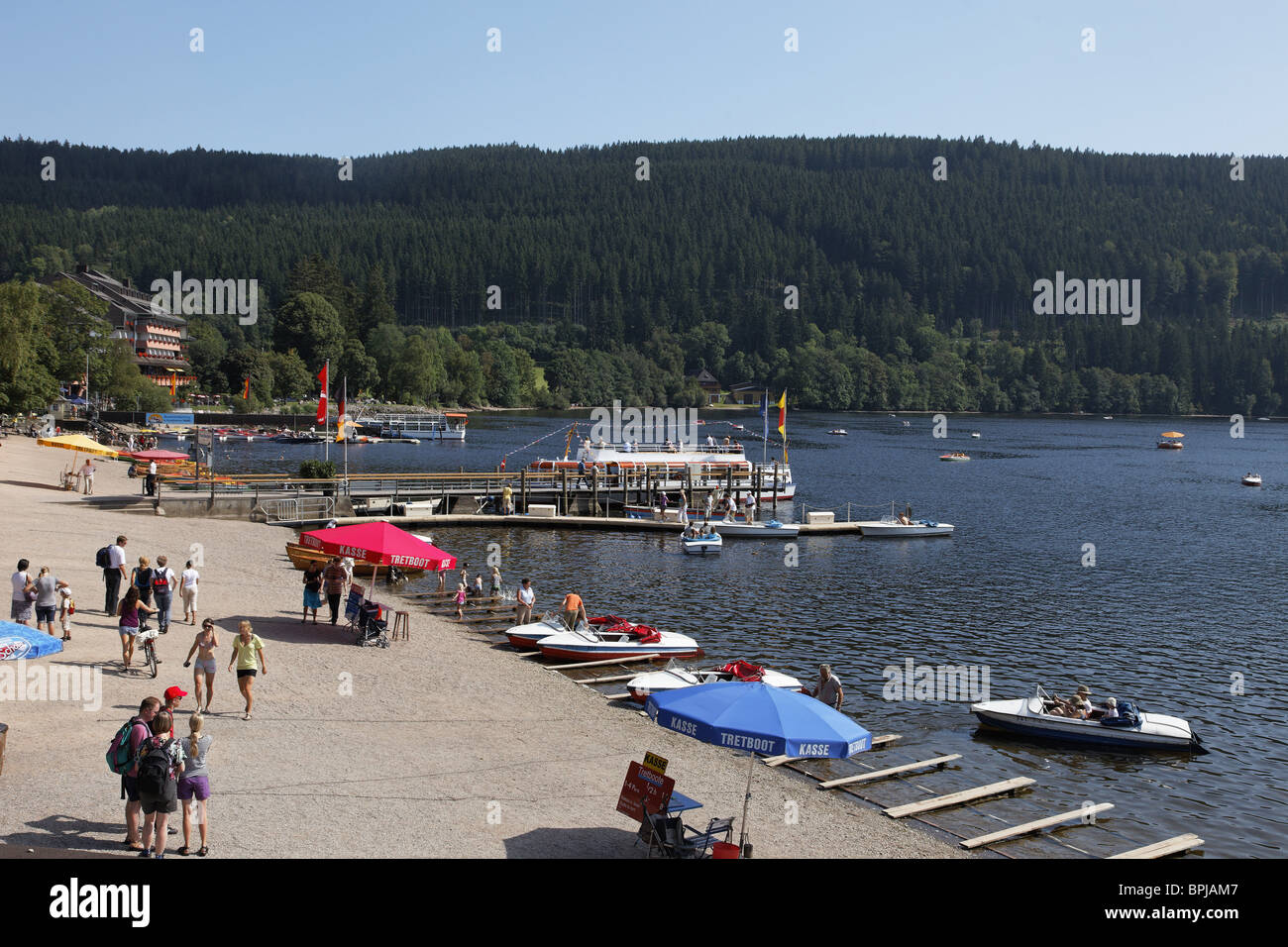 Titisee baden wurttemberg germany europe resort hi-res stock ...