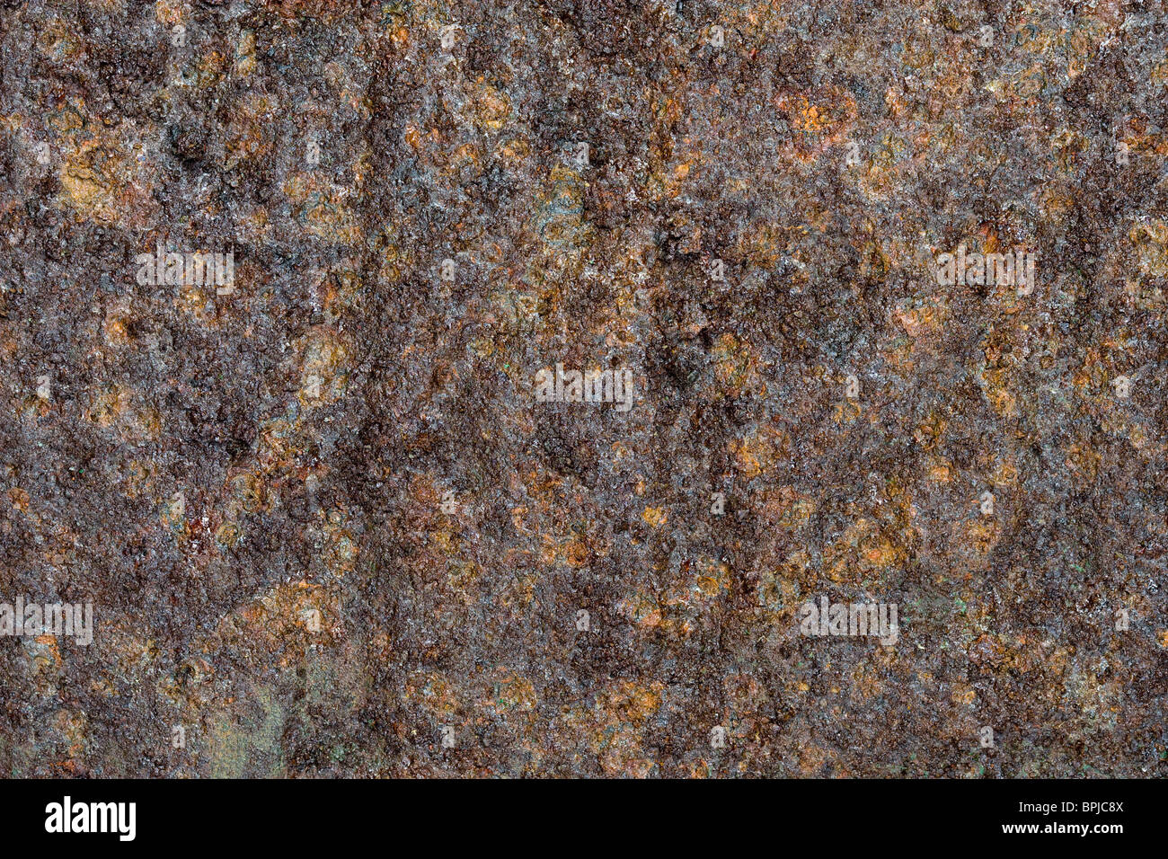 Texture image taken from a rusty old oil can salvaged from a garage ...