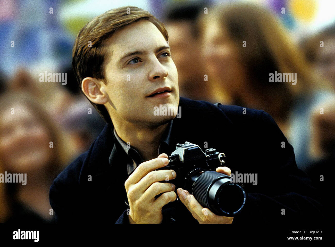 Tobey Maguire As Spider Man Film Title Spider Man High Resolution Stock ...