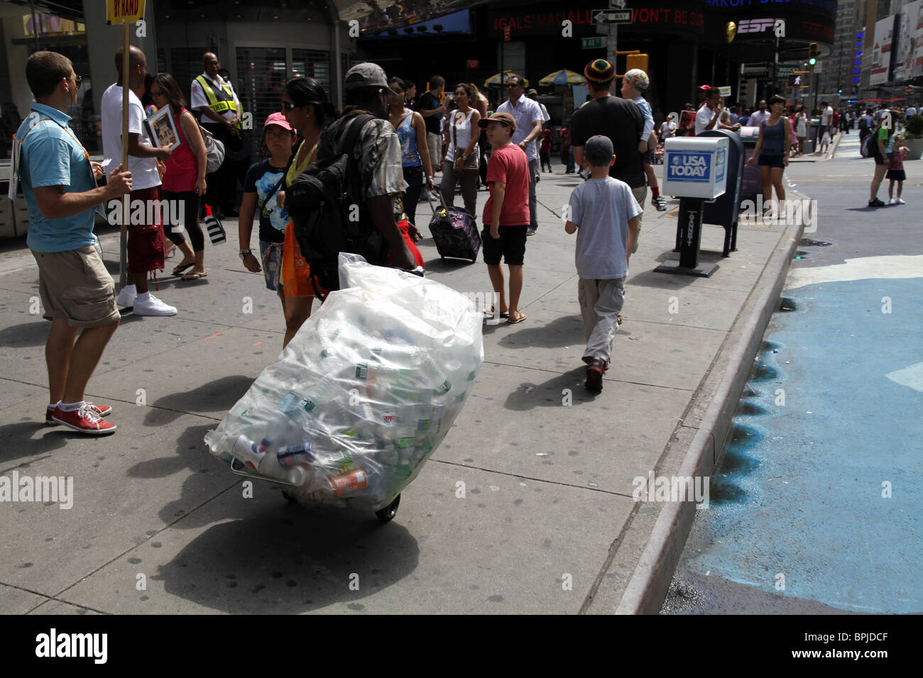 Collecting plastic bottles hi-res stock photography and images - Alamy