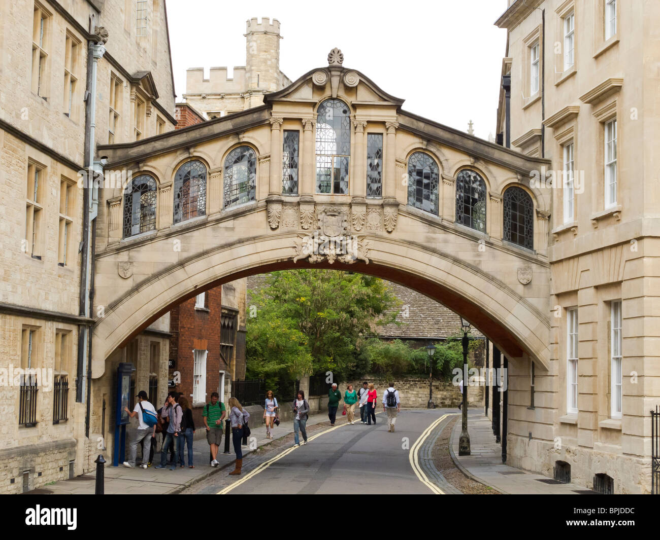 Hertford Bridge, popularly known as the Bridge of Sighs, over New ...