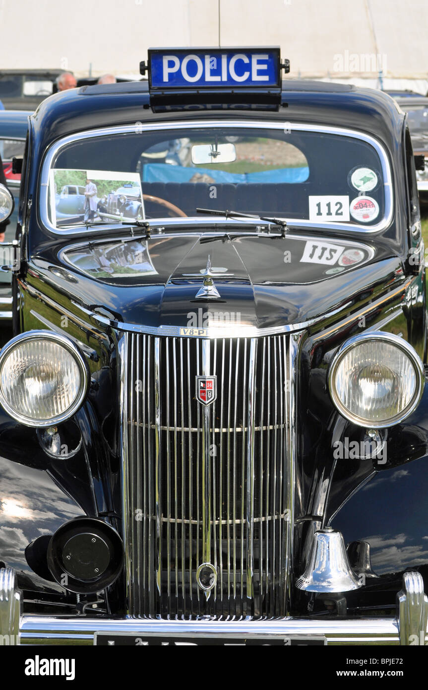 Restored Ford V8 Pilot police model car Stock Photo - Alamy