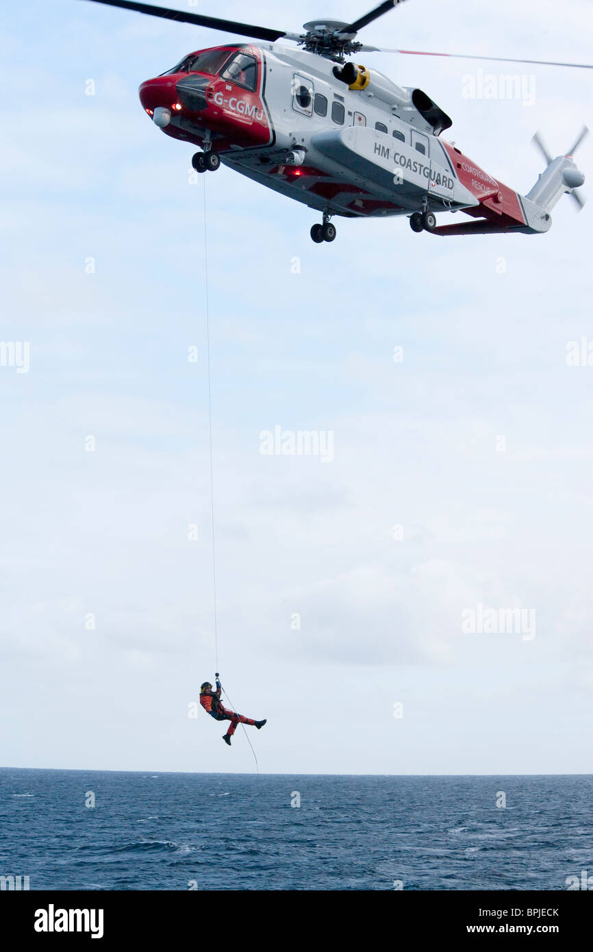 coast guard air sea rescue Stock Photo - Alamy