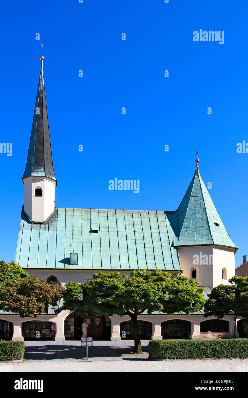 Gnadenkapelle, chapel of grace at chapel square in Altoetting, Bavaria ...