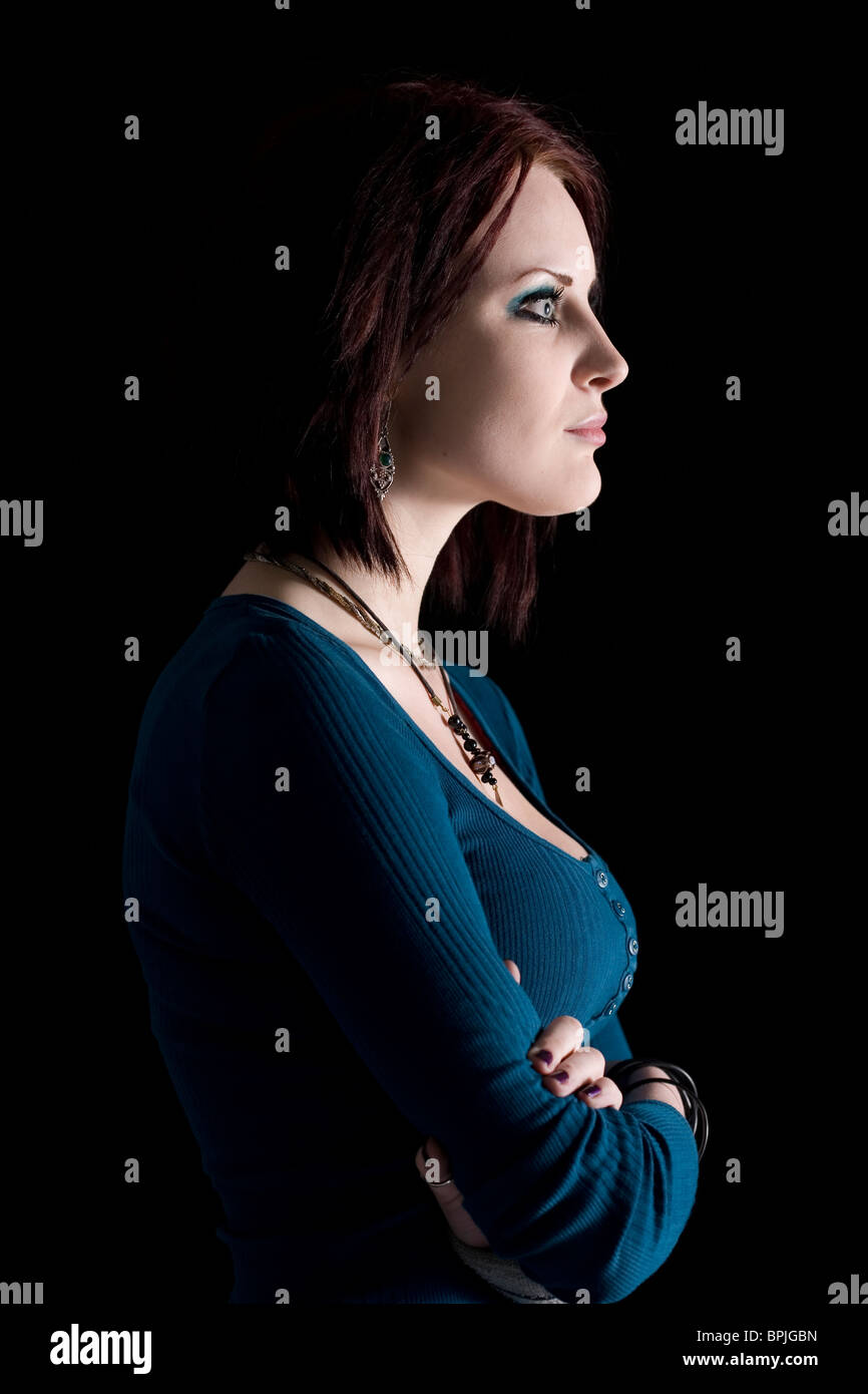 Gothic profile hi-res stock photography and images - Alamy