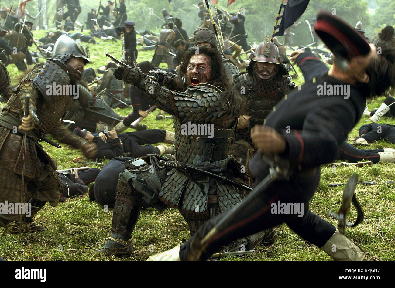 FIGHT SCENE THE LAST SAMURAI (2003 Stock Photo, Royalty Free Image ...