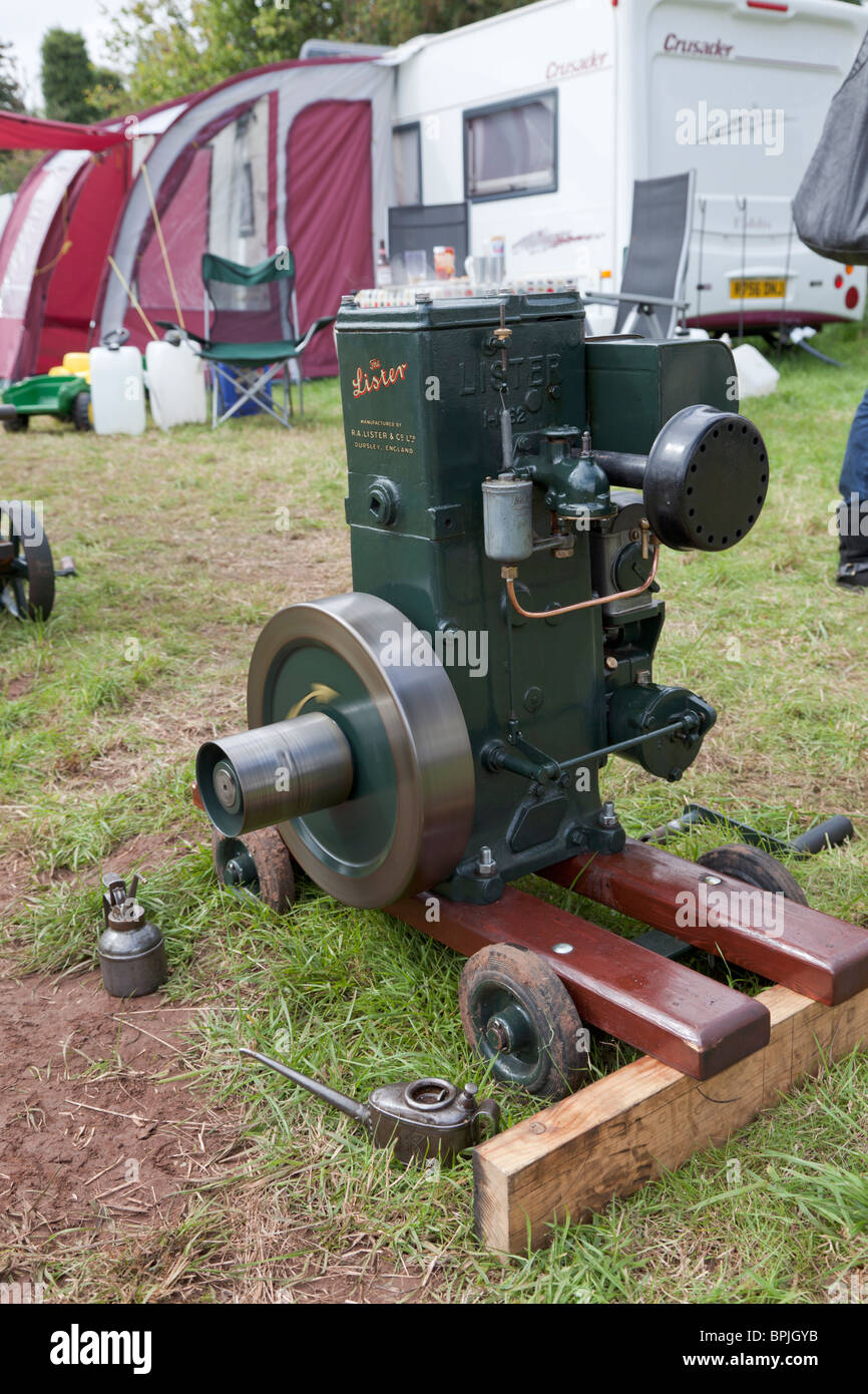 a small demonstration working steam engine. at a public event Stock ...