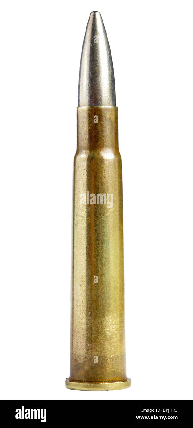 old bullet isolated on white Stock Photo - Alamy
