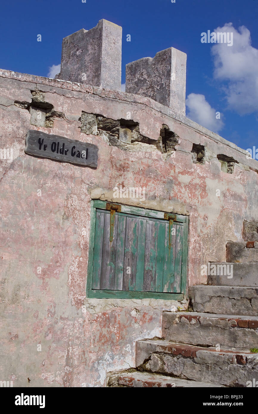 "Ye Olde Gaol", old historic old jail building in Bahamas Stock Photo ...