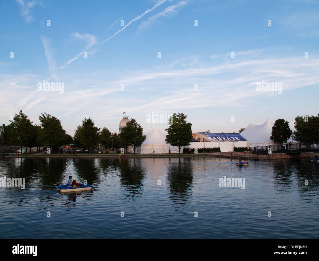Paddleboats, riverfront. Montreal, Canada Stock Photo - Alamy