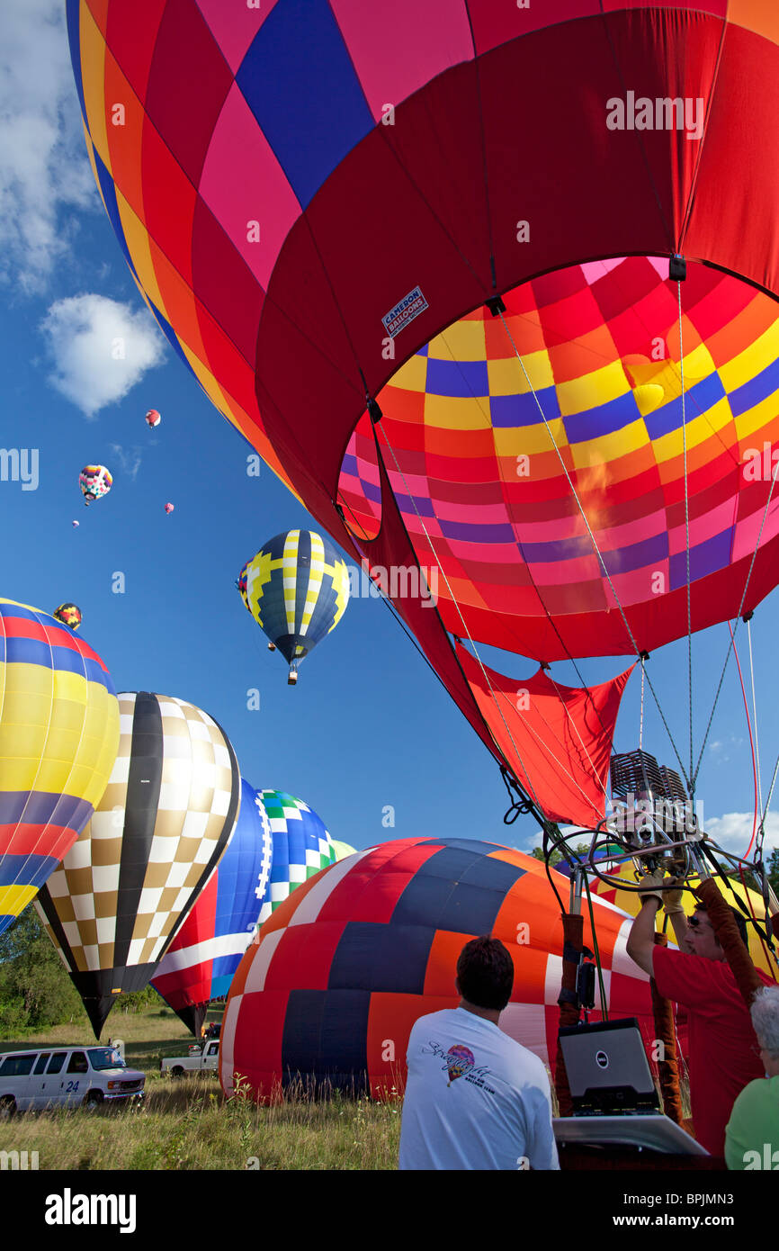 U.S. National Hot Air Balloon Championship Competition Stock Photo - Alamy