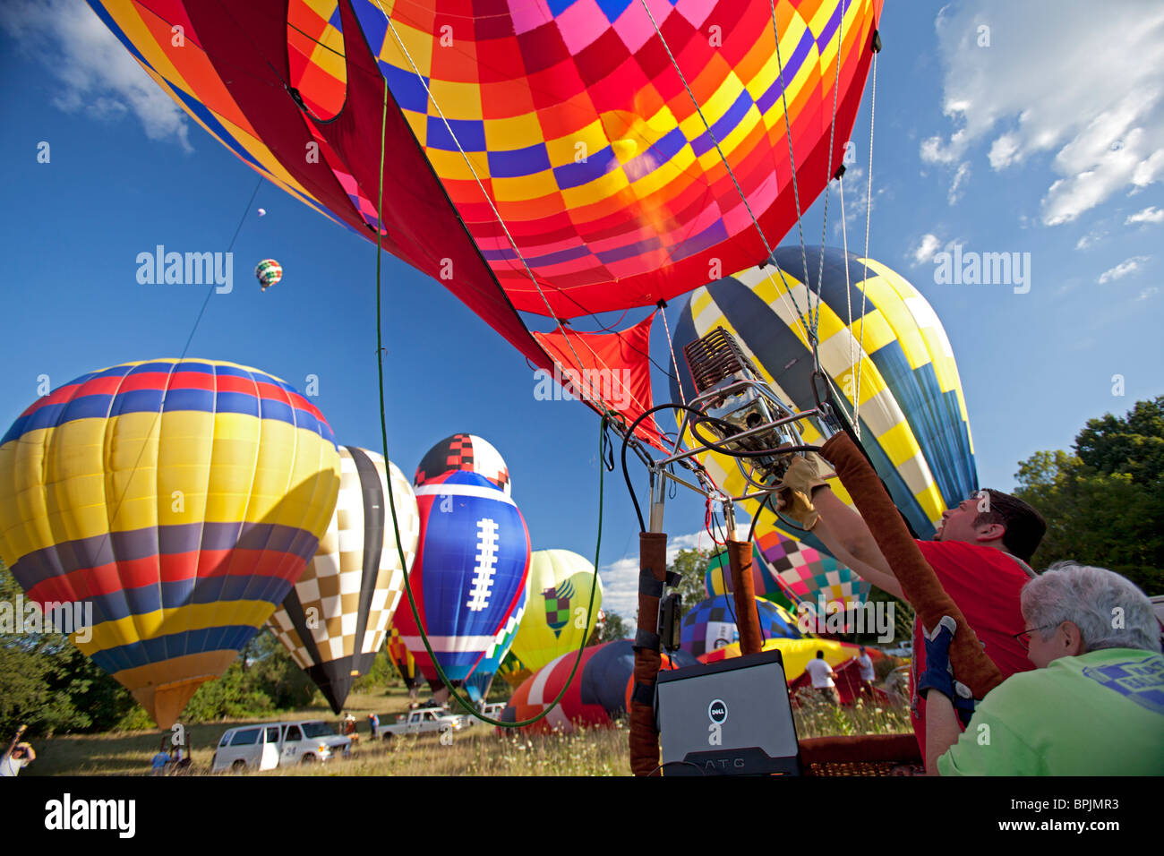 U.S. National Hot Air Balloon Championship Competition Stock Photo - Alamy