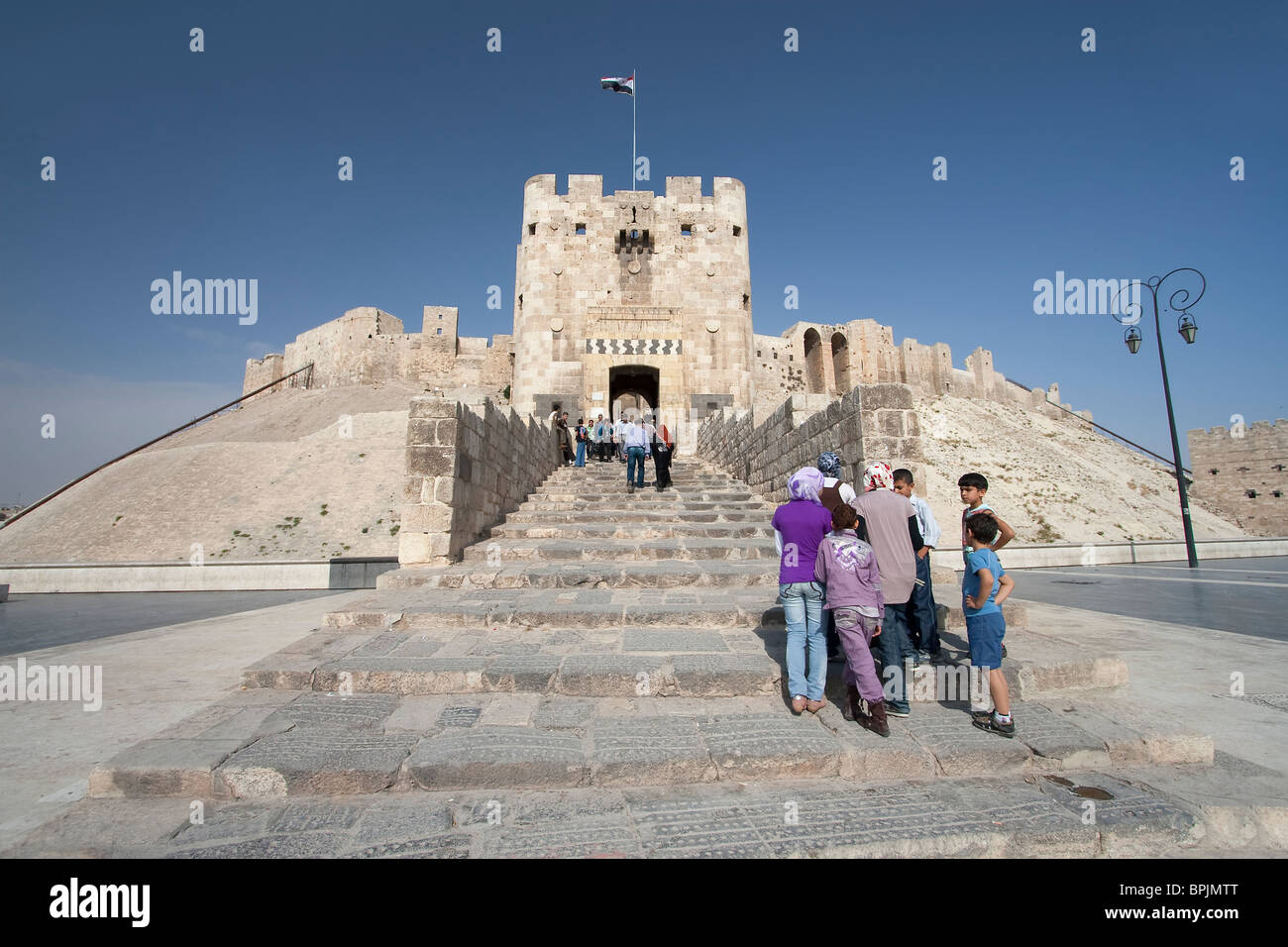 Citadel of Aleppo, Syria Stock Photo - Alamy