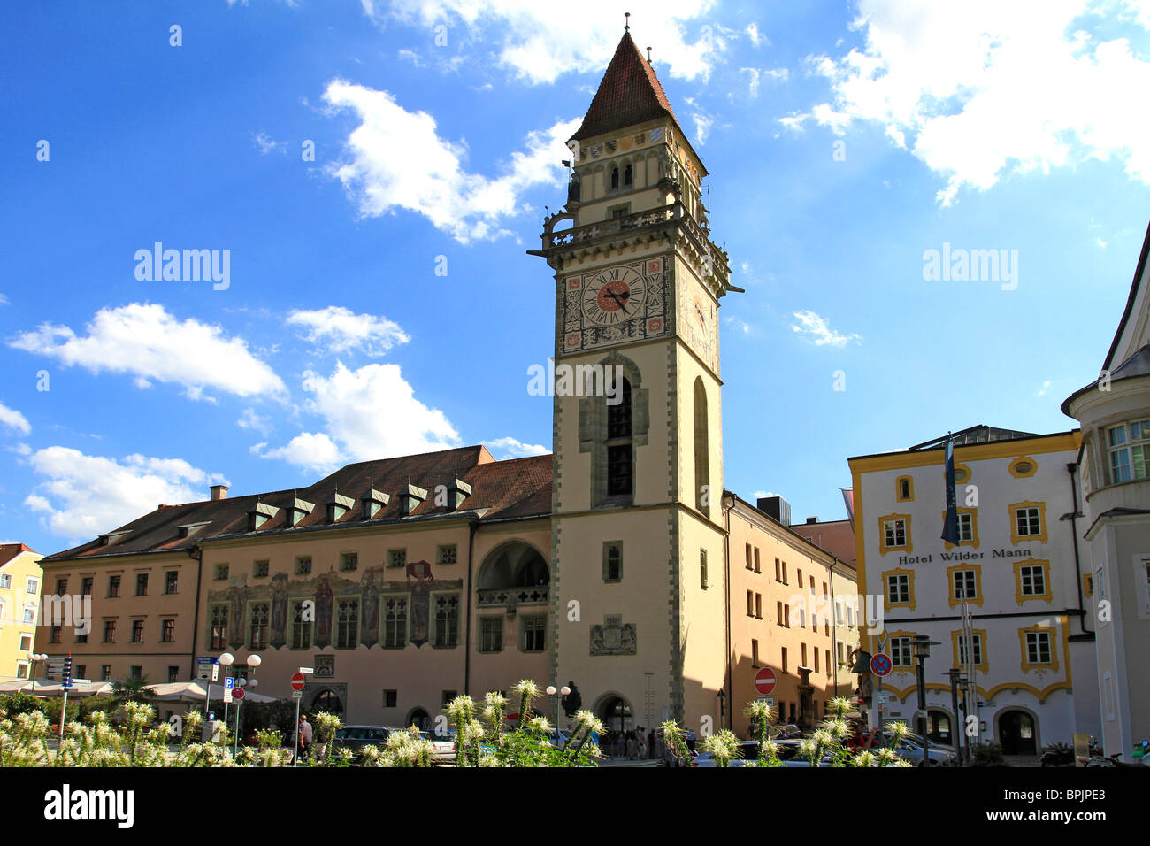 Old Town Hall in Passau, Lower Bavaria, Germany Stock Photo - Alamy