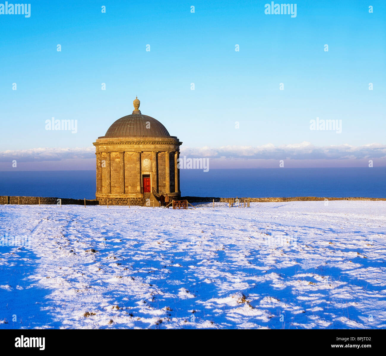 Downhill, Co Londonderry, Northern Ireland, Mussenden Temple Stock ...