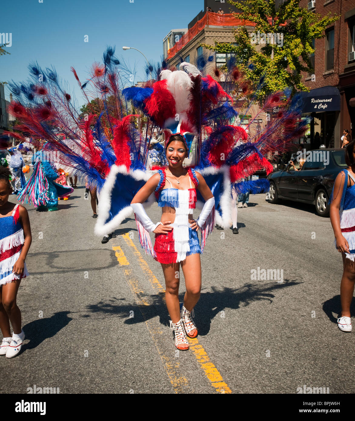 Dominican-Americans and their friends and supporters celebrate at the ...
