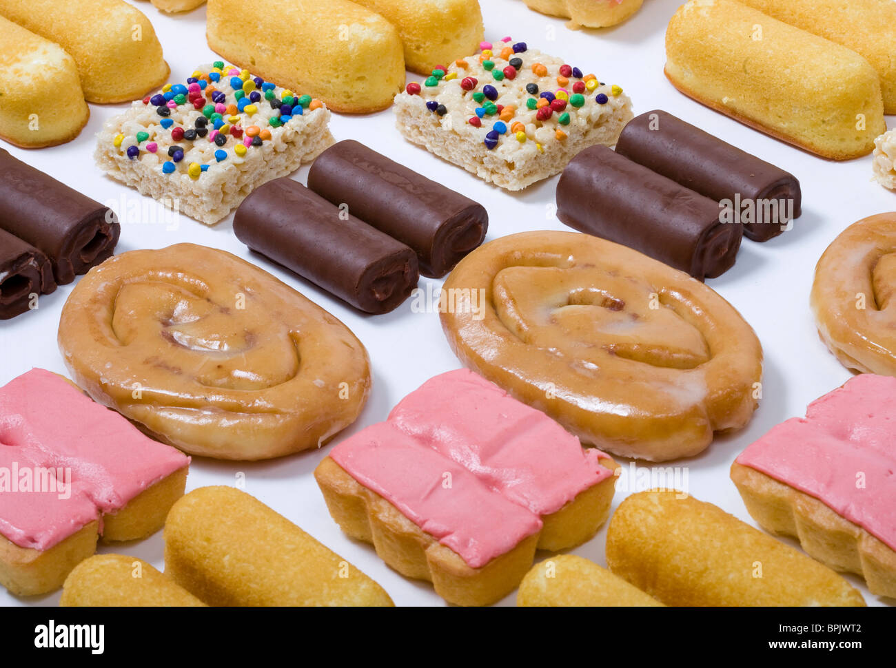 Assortment junk food items hi-res stock photography and images - Alamy