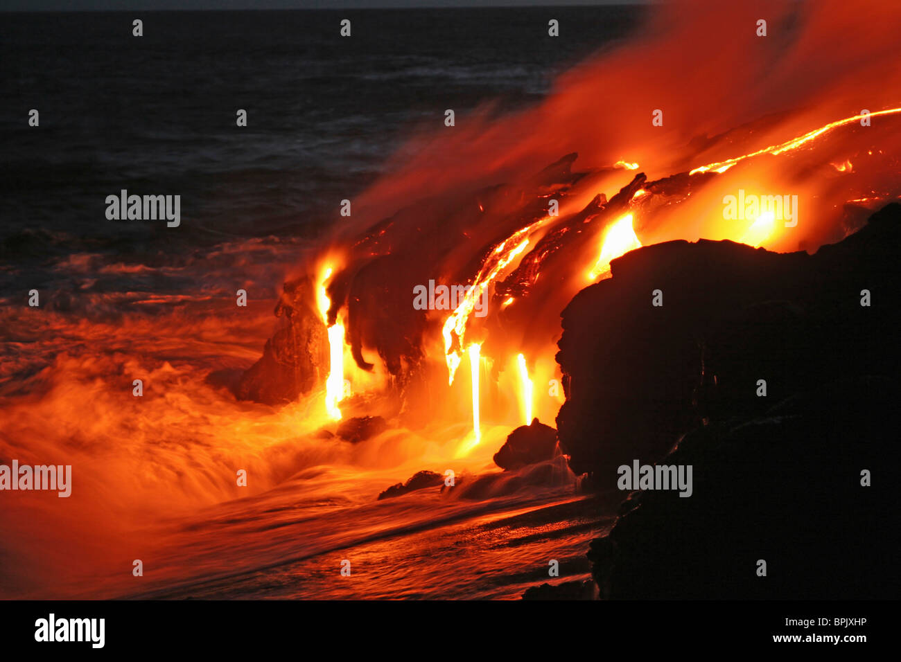 No entry to lava flow hi-res stock photography and images - Alamy