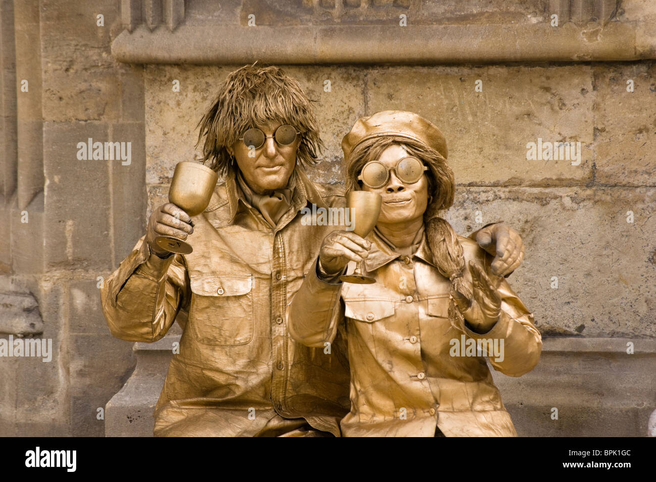 Street Theater and Busker's Bath Somerset England UK Stock Photo - Alamy