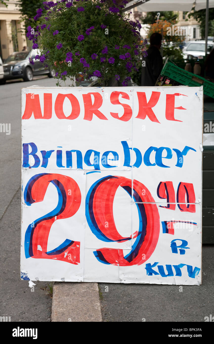 Norwegian fruit stall hi-res stock photography and images - Alamy