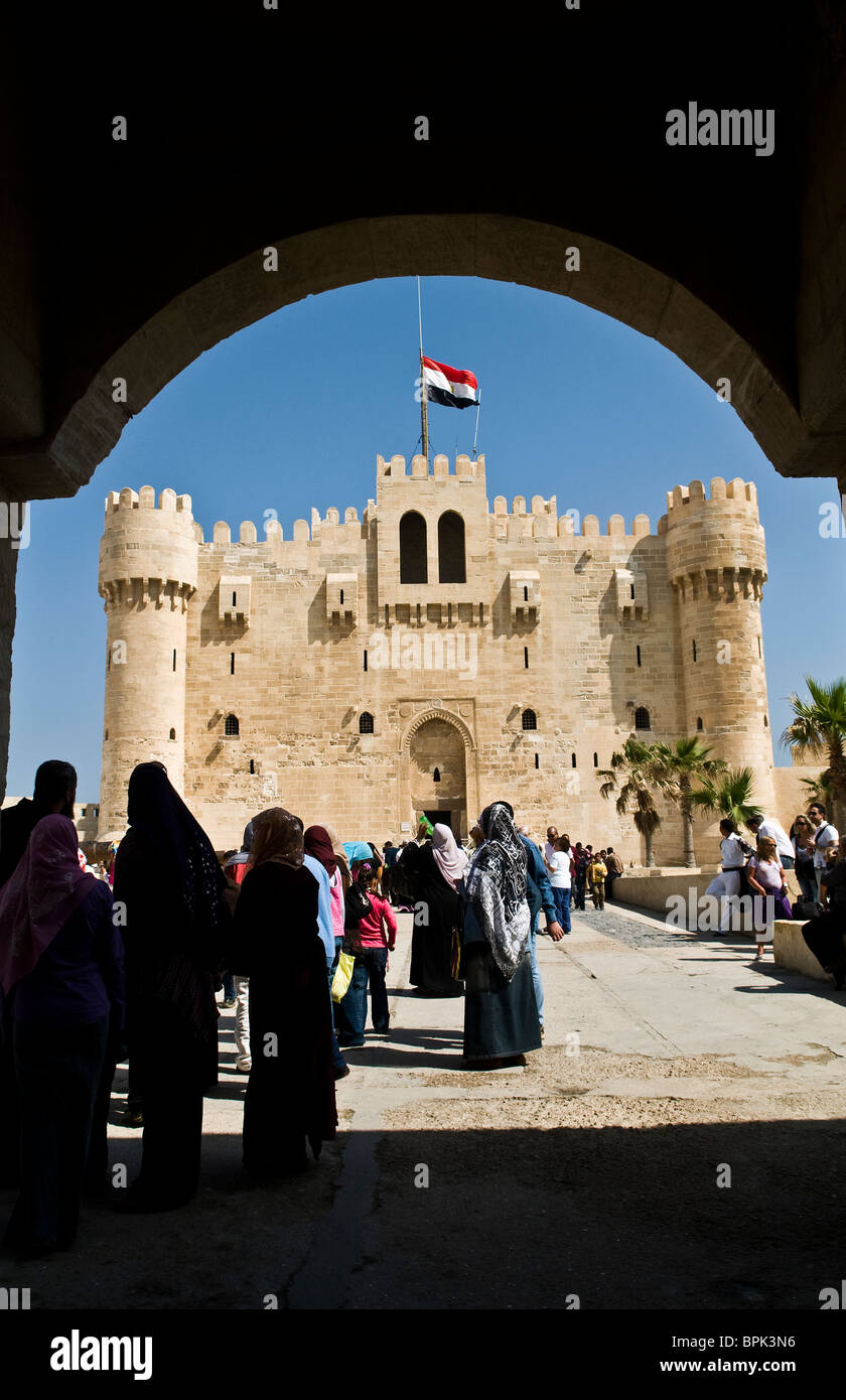 Fort Qaitbey in Alexandria, Egypt Stock Photo - Alamy