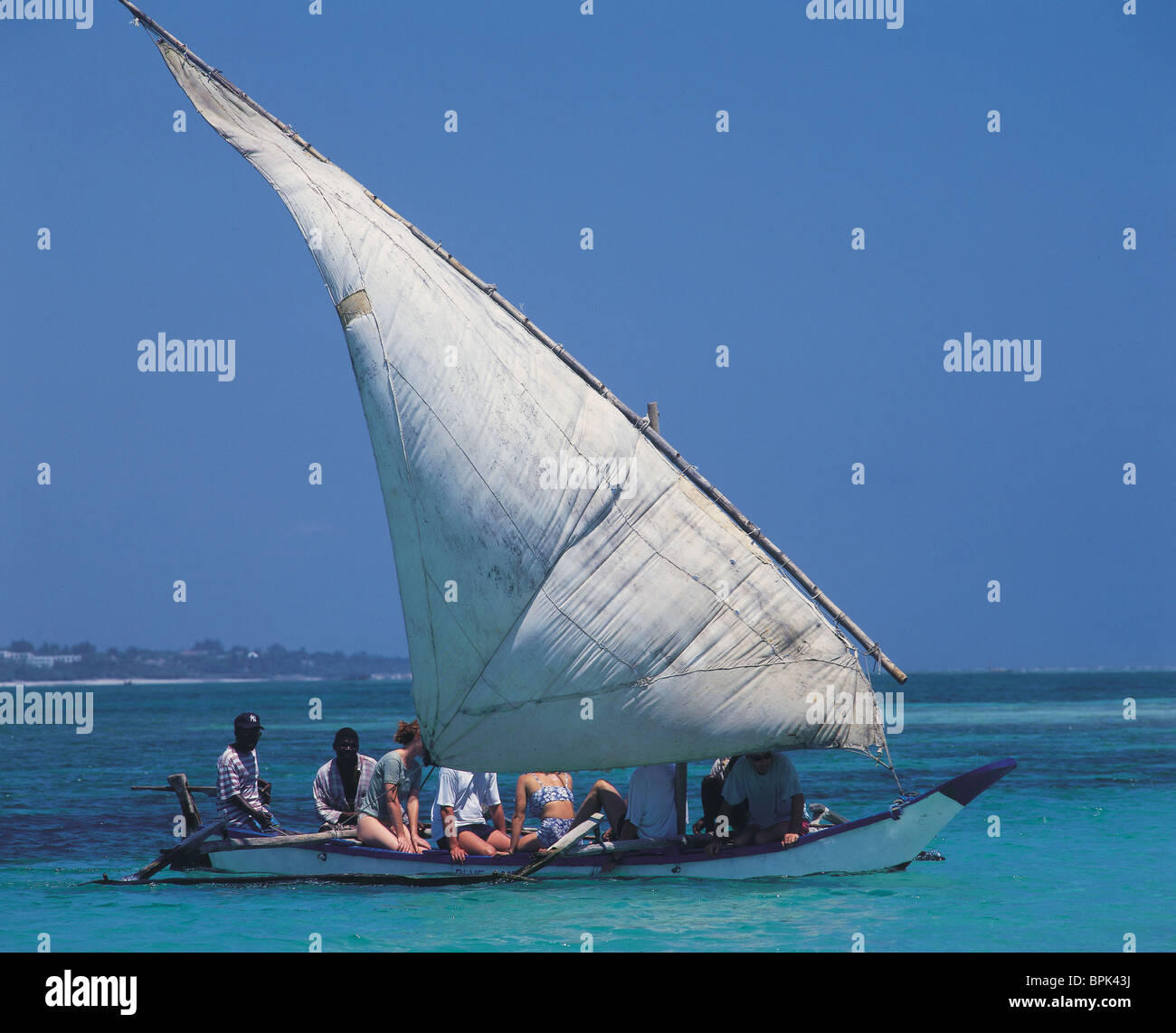 Dhow Boat, Mombasa, Kenya Stock Photo - Alamy
