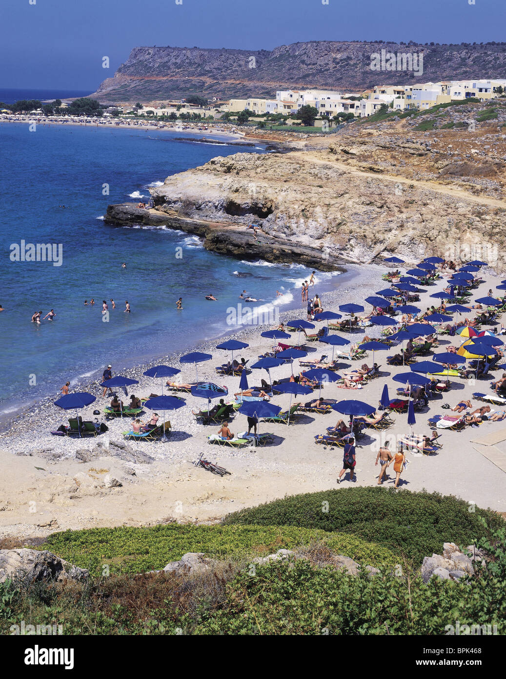 Sissi, Crete, Greek Islands Stock Photo - Alamy