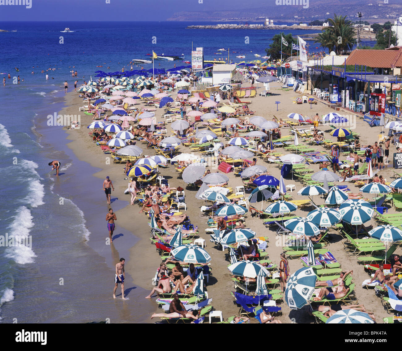 Malia, Crete, Greek Islands Stock Photo - Alamy
