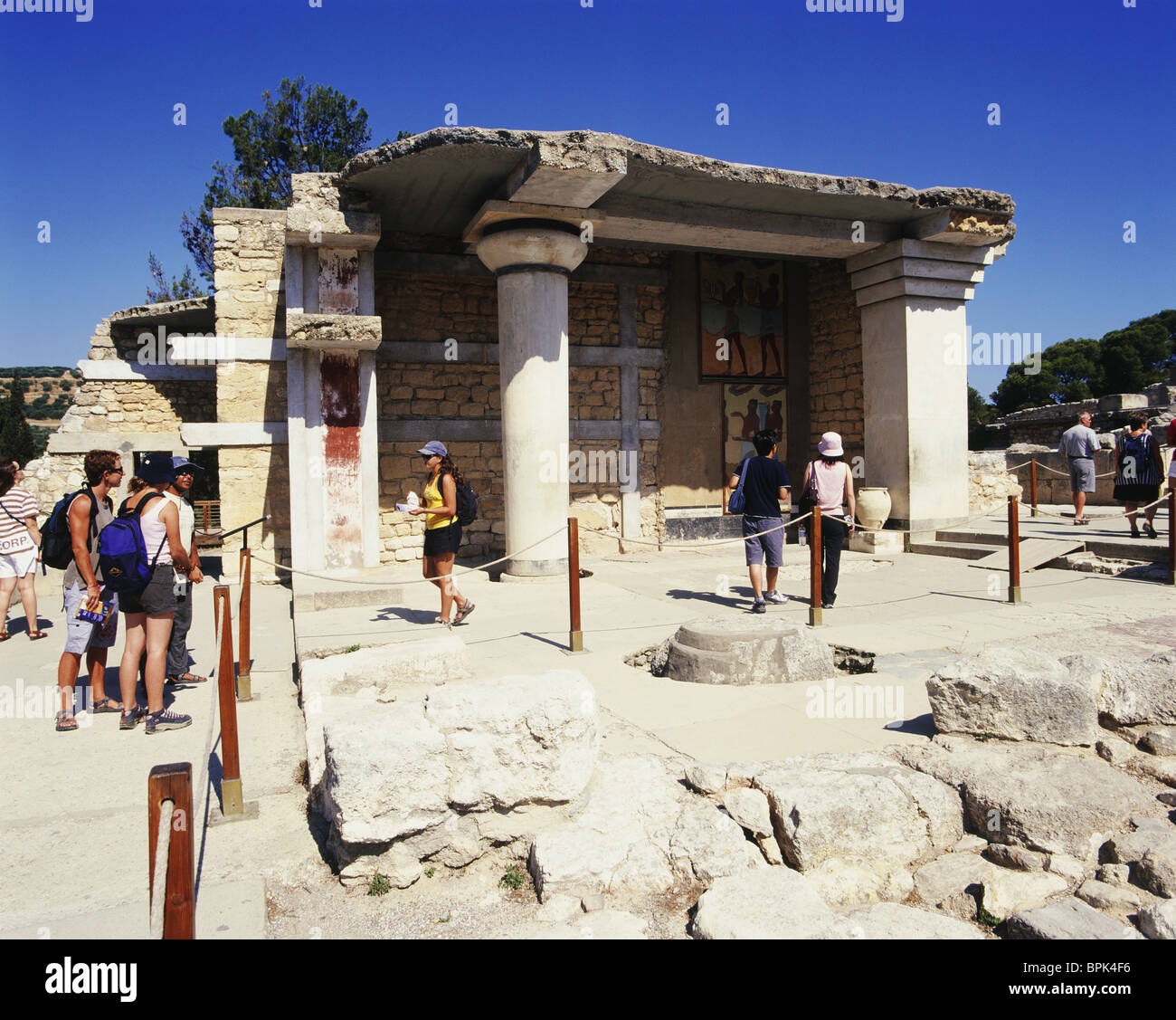 Knossos, Crete, Greek Islands Stock Photo - Alamy
