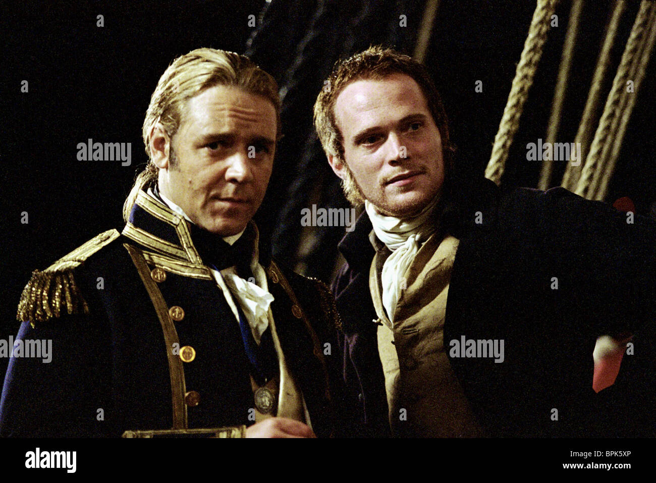 Russell Crowe Paul Bettany Commander High Resolution Stock Photography ...